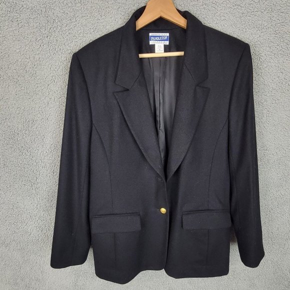 Pendleton | Jackets & Coats | Pendleton Blazer Wool Single Breasted 2 ...